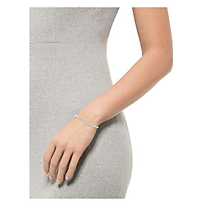 Amazon Essentials Sterling Silver Diamond-Cut Rope Chain Link Bracelet, 8", (previously Amazon Collection)