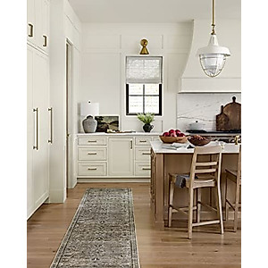 Loloi II Layla Collection LAY-13 Antique/Moss, Traditional 2'-6" x 7'-6" Runner