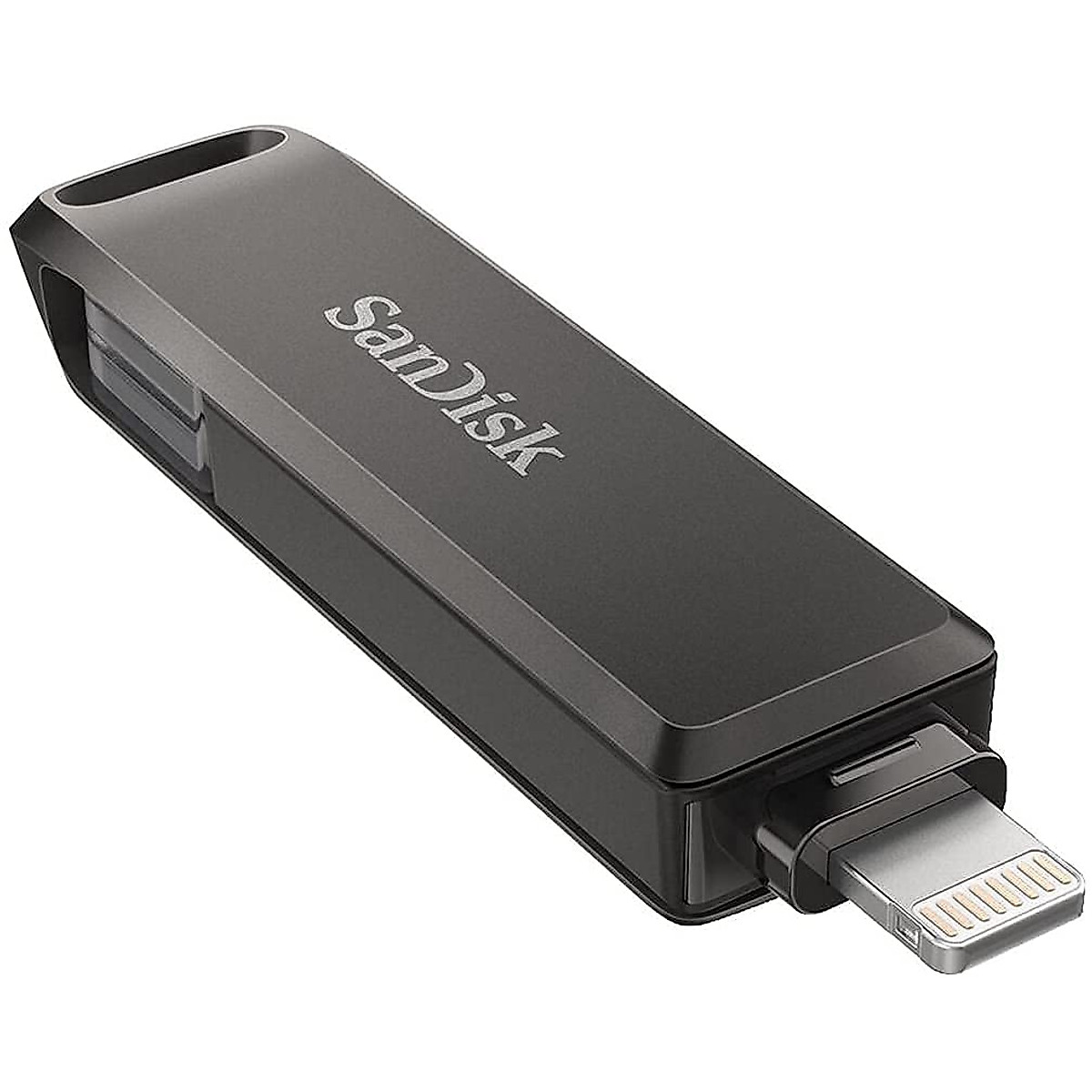 SanDisk 128GB iXpand Luxe Flash Drive for iPhone, iPad Tablet & USB TypeC Devices - 3.1 Dual Drive for Lightning & Type-C (NOT Type-A) SDIX70N-128G-GN6NE Bundle with 1 Everything But Stromboli Lanyard