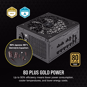 Corsair RM850x SHIFT Fully Modular ATX Power Supply - 80 PLUS Gold - ATX 3.0 - PCIe 5.0 - Zero RPM - Modular Side Interface - Black