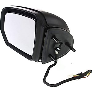 Kool Vue Driver Side Power Heated Mirror for Mercedes Benz ML350 GL450 GL550 ML550 ML63 AMG 2009-2010 Power Fold With Signal Light, Memory & Puddle Lamp Paintable