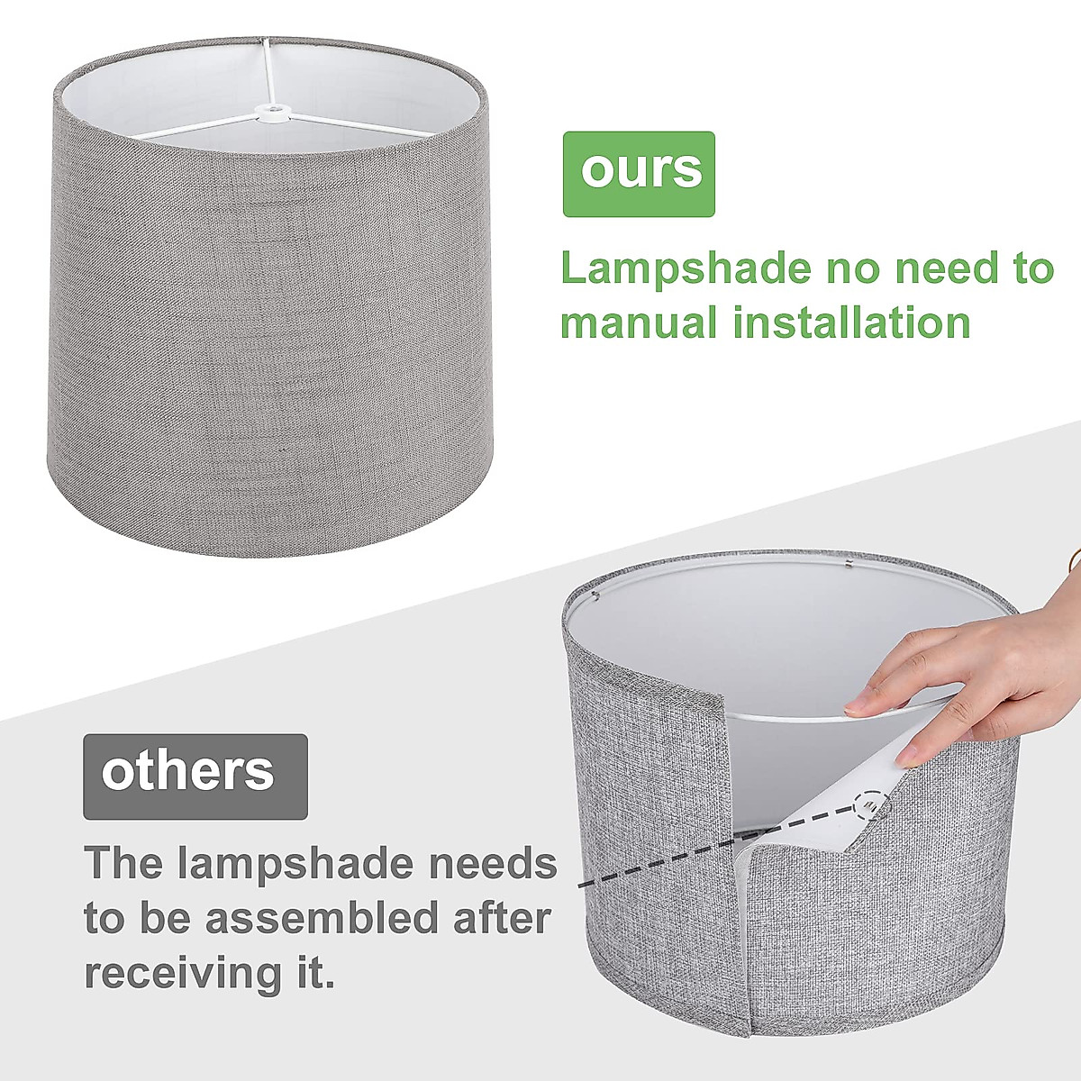 PARTPHONER Set of 2 Touch Control Table Lamp with Dual USB Charging Ports Desk Lamps, 3-Way Dimmable Modern Nickel Finish Bedside Large Table Lamps for Living Room, Bedroom