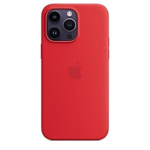 Apple iPhone 14 Pro Max Silicone Case with MagSafe - (Product) RED