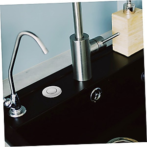 1 Set Pneumatic Switch Garbage Disposal Bathtub Air Disposal Button and Bathtub Button Hose Bathtub Supplies Air for Disposal Bathtub Parts Disposal Air Bathtub Accessories