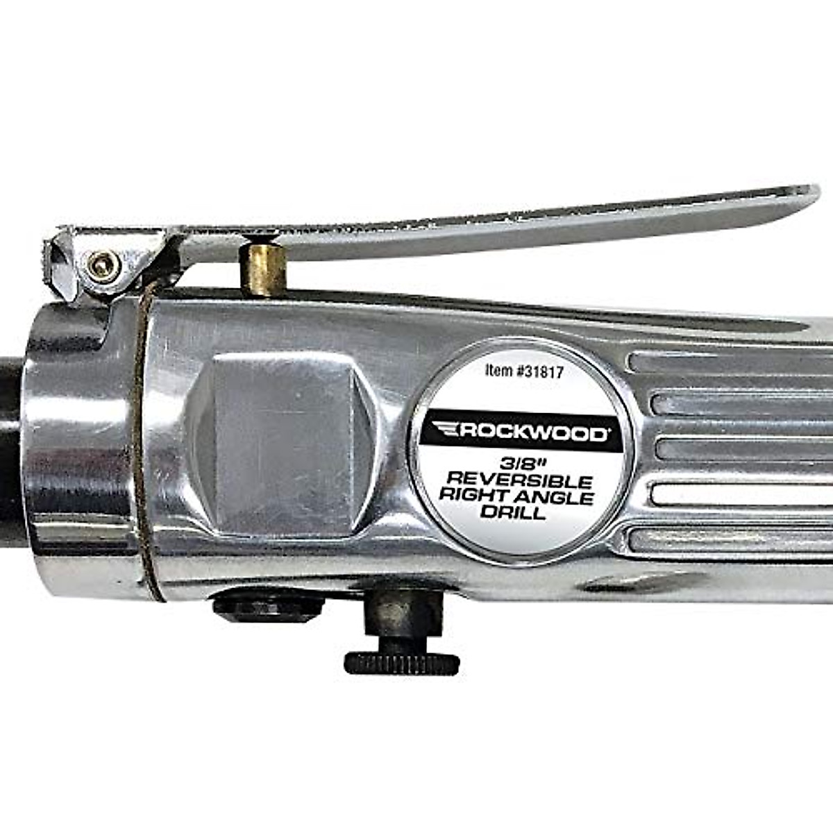 Rockwood 3/8 Inch High Torque Air Motor Reversible Drill Pneumatic 1500 Rpm