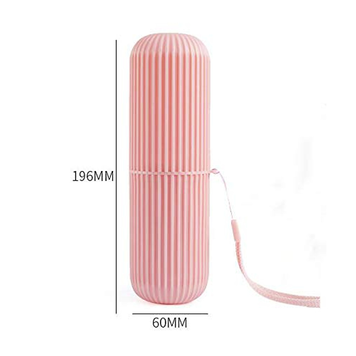 WOIWO 2PCS Creative Simple Travel Toiletry Cup Outdoor Portable Plastic Capsule Toiletry Cup Toothbrush Toothpaste Set storage Box