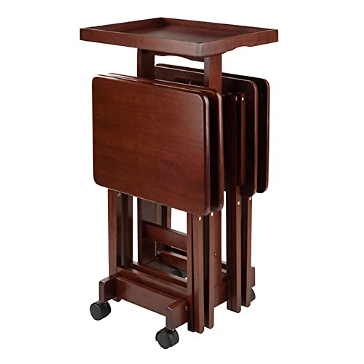 Winsome Isabelle Snack table, Walnut 19.69x15.91x36.22