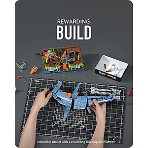 Nifeliz Hammerhead Shark Building Set; Build-and-Display Model for Adults; Functional Sea Scene Display; Home Decor Gift for Adults with a Passion for Ocean (1,144 Pieces)