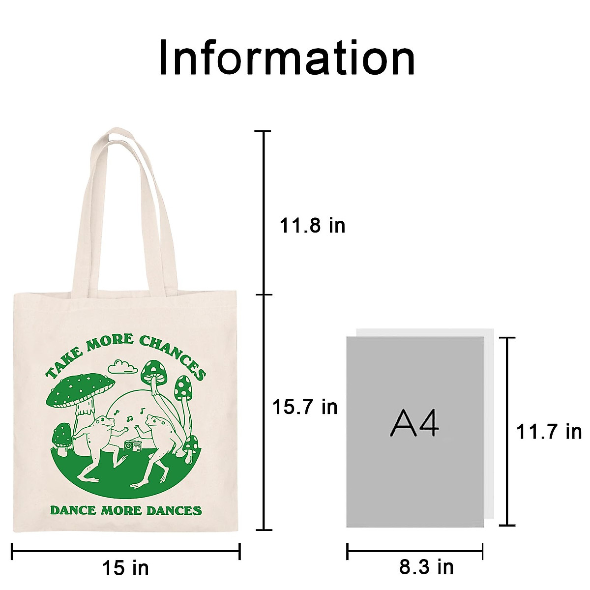 Kimoli Canvas Tote Bag Aesthetic Cute Beach Bag Reusable Grocery Shopping Bags Totes for Women DM6C