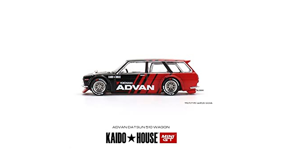 Datsun 510 Pro Street Wagon Diecast Model by Jun Imai - 1/64 Scale