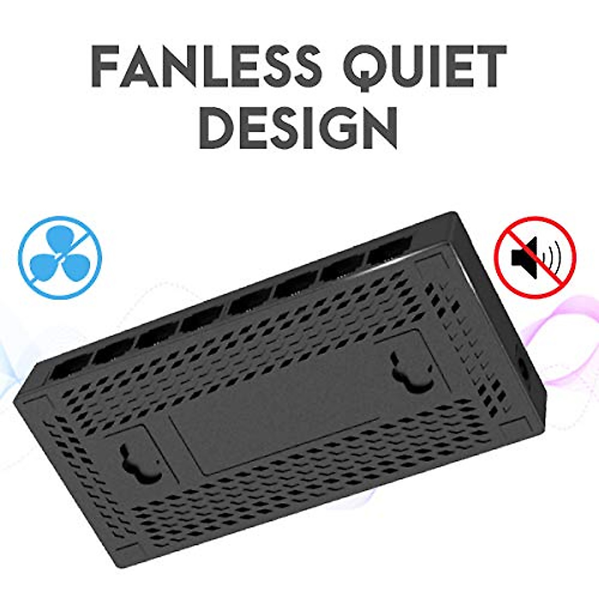 Netis ST3108C 8 Port 10/100Mbps Fast Ethernet Switch | Desktop Ethernet Splitter, Ethernet Hub, Plug and Play, Traffic Optimization Auto-Negotiation RJ45 Ports with Compact Design