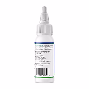 ANGELS’ EYES Zinc-Otic Ear Relief Treatment for Dogs and Cats Soothe Ear Infections Calm Itchy Inflamed Ears Natural BA and Zinc Formula 1 Ounce
