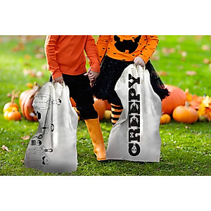 Jay Franco Addams Family Creeper Single Reversible Pillowcase with Handles/Trick-or-Treat Bag/Halloween Pillowcase