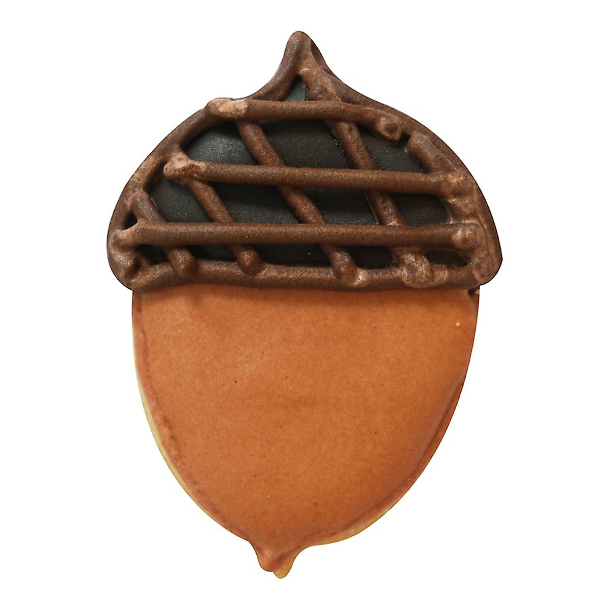 R&M International Mini Autumn Leaf Cookie Cutters, Acorn, Pumpkin, Oak, Maple, Aspen, Apple, 6-Piece Set in Gift Tin