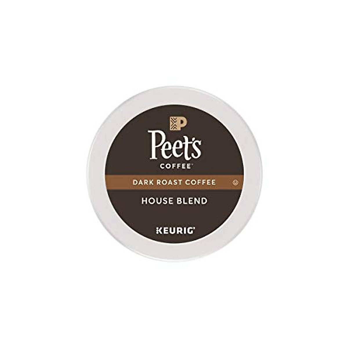 Peet’s Coffee House Blend K-Cup Coffee Pods for Keurig Brewers, Dark Roast, 10 Pods