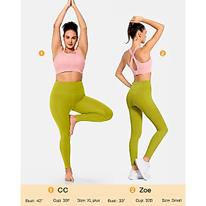 VFUS Sports Bras Adjustable Zip Front High Impact for Women Full Coverage Removable Padded Workout Running (Small, Pink)