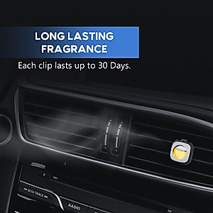 Air Jungles Hawaiian Scent Car Air Freshener Clip, 6 Car Freshener Vent Clips, 4ml Each, Long Lasting , Up to 180 Days Refresher Odor Eliminator
