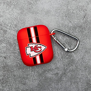 Game Time Kansas City Chiefs HD Combo Package Compatible with Apple Watch and AirPods Gen 1&2 (38/40/41mm Long)