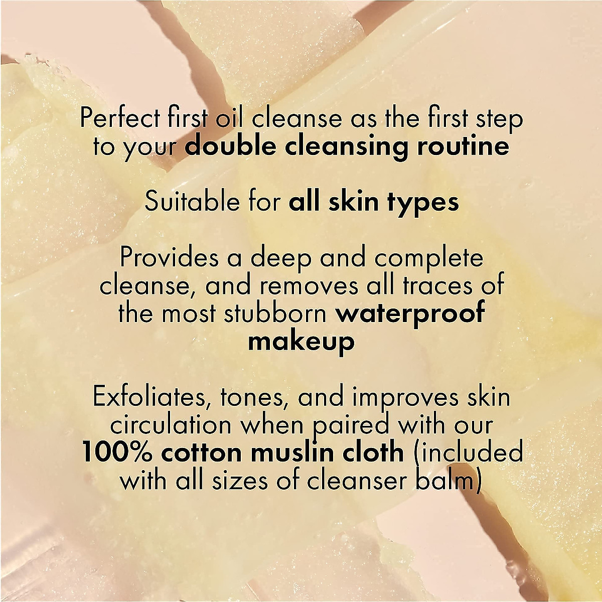 EVE LOM The Original Balm Cleanser - Facial Cleansing Balm - 5-in-1 Facial Cleanser & Muslin Cloth - Deep Cleansing & Gentle Exfoliation, Hydrating Skin Benefits, Removes Waterproof Make-Up - 20 ml