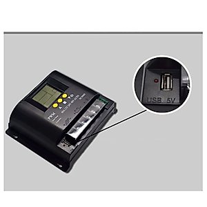 PWM 100A 12V 24V 36V 48V Solar Panel Charge Controller Solar PV Battery Charger with LCD MPPT Solar Controller