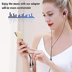 BOIOT USB C to 3.5mm Headphone and Charger Adapter, 2-in-1 USB Type C to Aux Audio Jack Hi-Res DAC and PD 3.0 Fast Charging Dongle Cable Compatible with Pixel 4 XL, Galaxy S21 S20 S20+ Plus Note 20