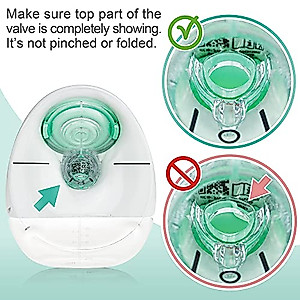 Nenesupply 4pc Duckbill Valves Compatible with Wearable Elvie Breast Pump and Pump Parts Replacement Parts. Made by Nenesupply. Not Original Elvie Valves. Use with Pump Seals.