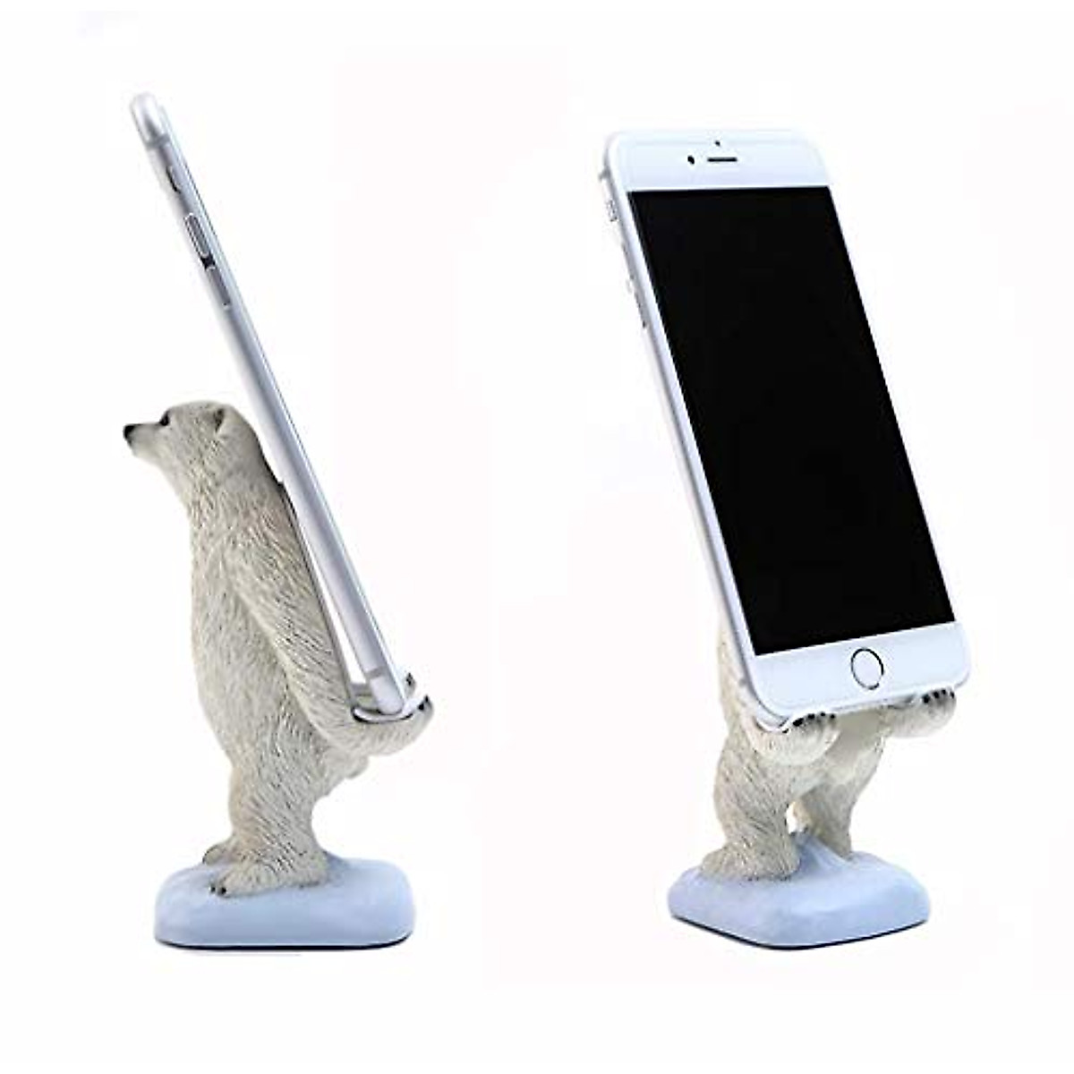 Cute Polar Bear Animals Cell Phone Stand for Desk Smartphone Mobile Phone Holder Holder Desk Decorations