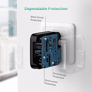 Tek Styz PRO 45W Charge Kit Compatible with Your Sony WF-1000XM4 with Fast/Quick Charge 3 Plus Hi-Power 100W PD/USB-C 4ft Cable! (Black)