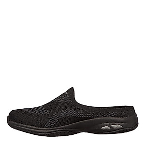 Skechers Women's 100310W Sneaker, Black/Black, 9.5 Wide