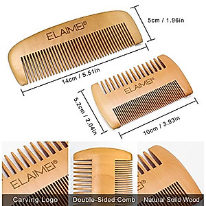 Beard Grooming & Trimming Kit for Men Care - Beard Brush, Beard Comb, Beard Oil 30ml, Mustache & Beard Balm Butter Wax 30g, Barber Scissors,Men Beard