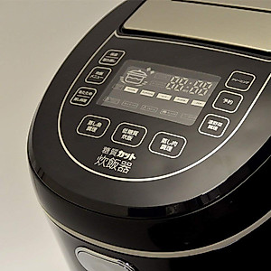 THANKO Rice cooker"Carbohydrate Cut Rice Cooker" (6Go / 900g) LCARBRCK (BLACK)【Japan Domestic genuine products】