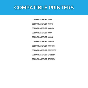 LD Products Remanufactured Toner Cartridge Replacement for HP 501A Q6470A (Black) for Color Laserjet 3600, 3600dn, 3600n, 3800, 3800dn, 3800dtn, 3800n, CP3505dn, CP3505n, CP3505x