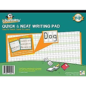 Channie's Visual Handwriting Worksheet for 1st - 3rd Grade | Handwriting Simplified! Visual Writing Tools for Kids | Handwriting Practice for Kids, Kids Writing Book, Practice Writing Book for Kids