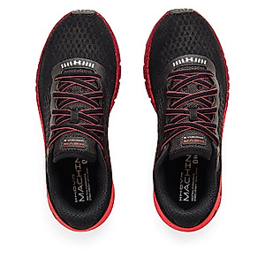 Under Armour Womens HOVR Machina 2 CLRSHFT Synthetic Textile Black Red Trainers 8 US