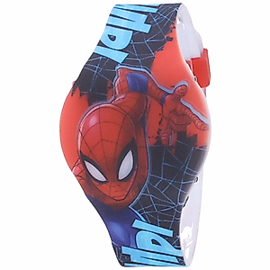 Accutime Marvel Spider-Man Kids' SPD4492 Digital Display Quartz Red Watch