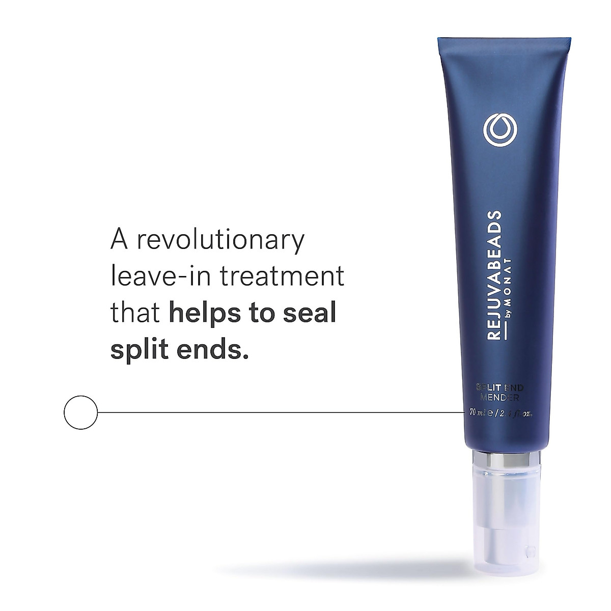MONAT Rejuvabeads® Infused w/Rejuveniqe® - A Revolutionary Leave-in Split End Mender. Lightweight Serum Instantly Repairs Split Ends & Leaves Healthier-Looking Hair. - Net Wt. 70 ml / 2.4 fl. oz.