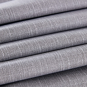 NLMUVW Vinyl Tablecloth Rectangle Grey PVC Table Cloth 100% Waterproof Oil Proof Wipe Clean Table Cover for Dining Kitchen Picnic, 54 x 78 inch