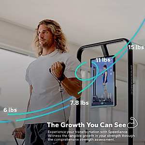 Speediance Home Gym Machine, Gym Monster Smart Home Gym System, Multifunctional Smith Machine, Full Body Strength Training Power Cage, All-in-one Cable Machine for Home Workout, Fitness Machine