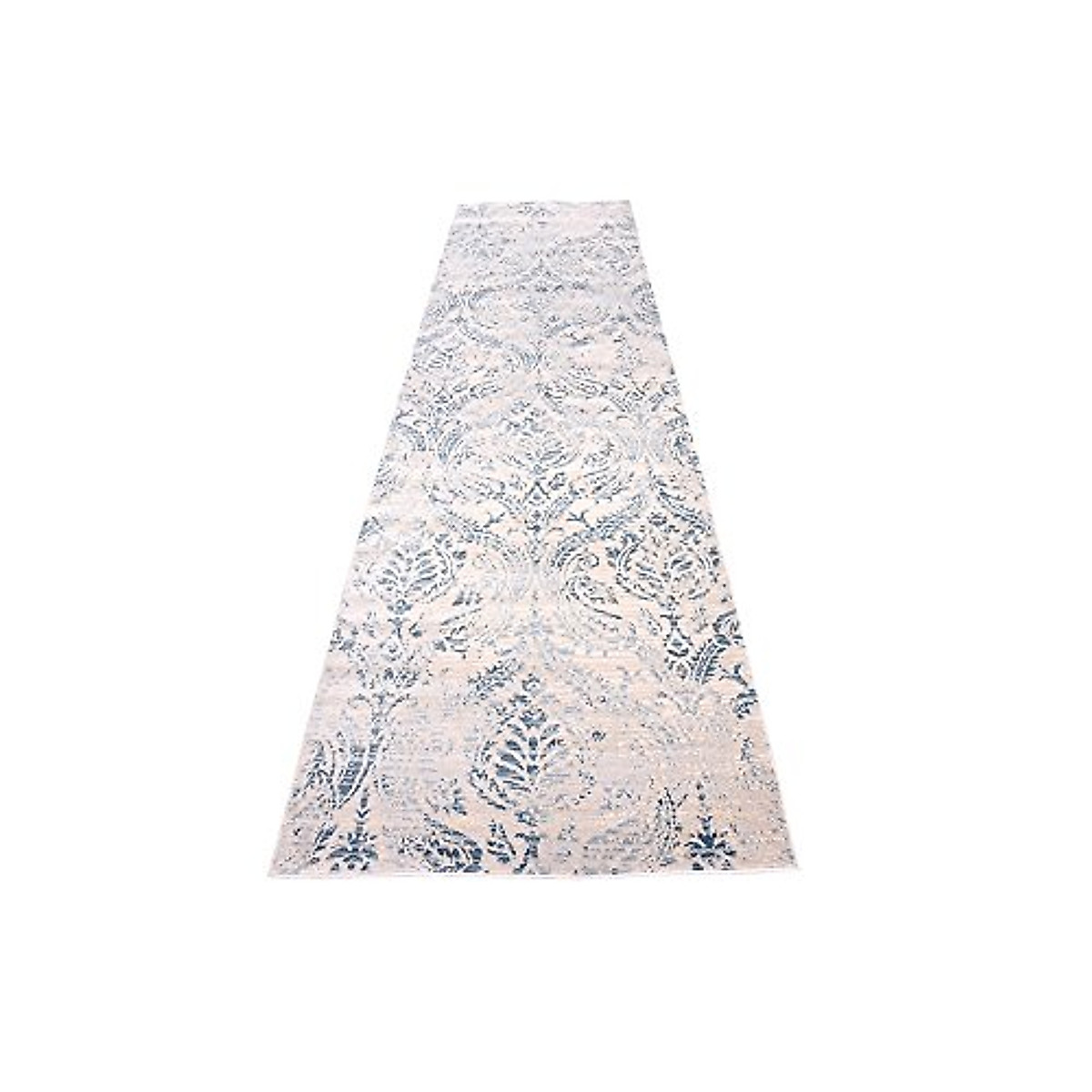 Unique Loom Paris Collection Pastel Tones Traditional Distressed Blue Runner Rug (2' 7 x 10' 0)