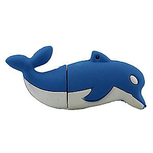 4GB Dolphin Shape USB Flash Drives Pen Drive Memoria Flash Stick PenDrives USB Flash Disk Thumb Drive U Disk USB Drive USB (Blue)