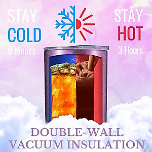 Onebttl 60th Birthday Gifts for Women, 60 & Fabulous, 60th Birthday Gift Idea for Women, 60th Bday Gifts, Stainless Steel Tumbler 20Oz - Purple