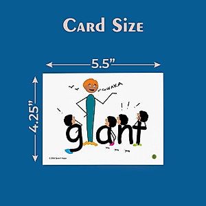 SnapWords® Nouns List 1 Teaching Cards - Sight Words Flash Cards