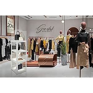 Displays2go 68" Modern Illuminated Curio Cabinet, Locking Door and Dust Cover - Gloss White (DCISDWH)