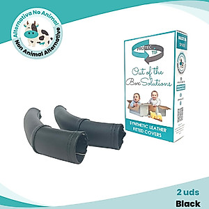 Leatherette Handlebar Covers for Bugaboo Cameleon 1 and 2 (Does Not Replace Rubber) Black