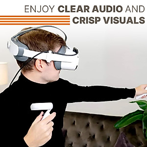 Skywin 3-in-1 Round HTC Vive Compatible Cable - Replacement 3-in-1 Connection Cable for HTC Vive Headset and Linkbox (5 Meters / 16 Feet)