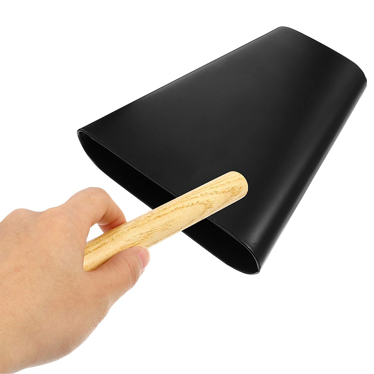 Cowbell bass cowbell with Stick Kids Percussion Instrument Drum Cowbell Beater Stick Children Cheering Bell Metal Balck Noise cowbell beater stick Maker drum cowbell