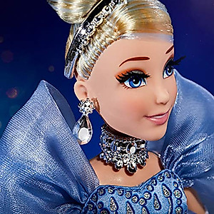 Disney Princess Style Series Holiday Style Cinderella, Christmas 2020 Fashion Collector Doll with Accessories, Toy for Girls 6 Years and Up