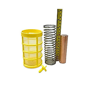 Solar Pool Ionizer Replacement Kit for Pools Above 45,000 Gallons Includes Copper Anode, Basket Screen, Spring and Screw - DiscoverMyStore