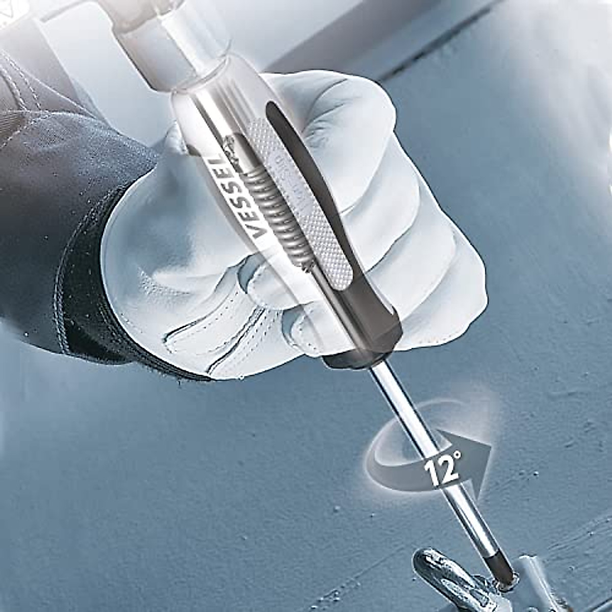 VESSEL MEGADORA IMPACTA Impact Driven Screwdriver +3x150 (6") No.980 980P3150