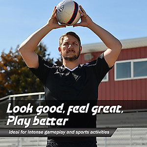 Vizari Velez Jersey for Men and Women | 100% Polyester Adult Soccer Goalie Jersey for Exceptional Performance Black